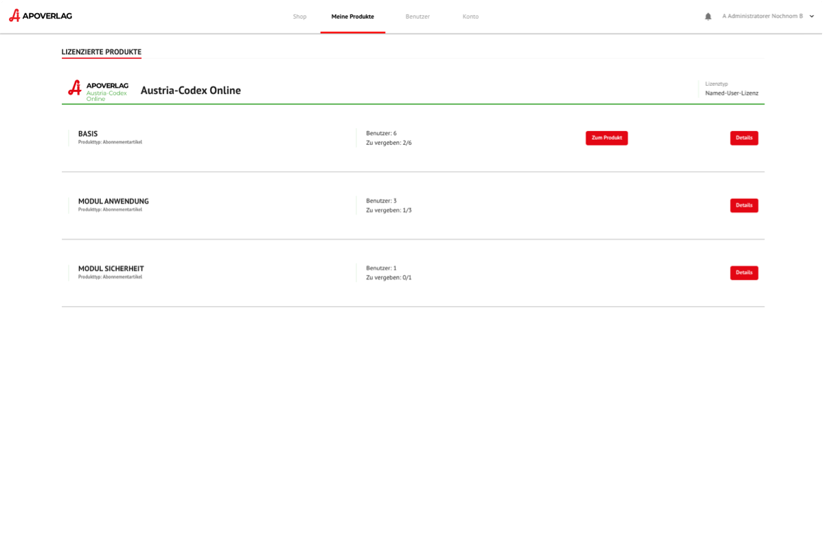 meinAPOVERLAG - Austria-Codex Online