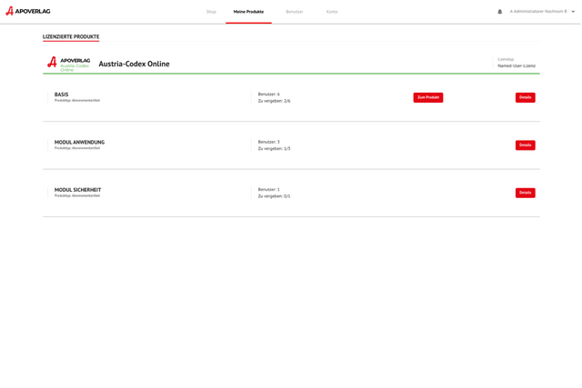 meinAPOVERLAG - Austria-Codex Online