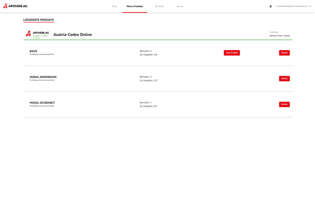 meinAPOVERLAG - Austria-Codex Online