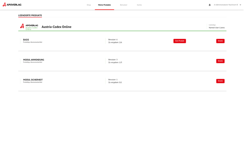 meinAPOVERLAG - Austria-Codex Online