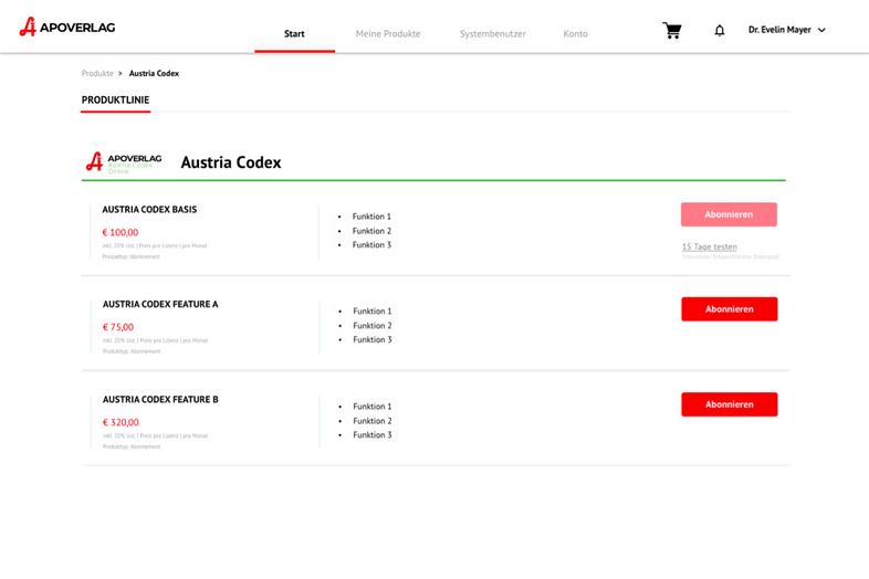 meinAPOVERLAG - Austria-Codex Online